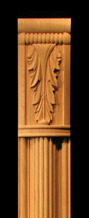 Wood Pilasters | Carved Flat Back Columns and Capitals