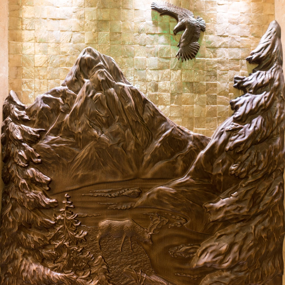 Heartwood Carving - Gallery of carved decor installations Recreational ...