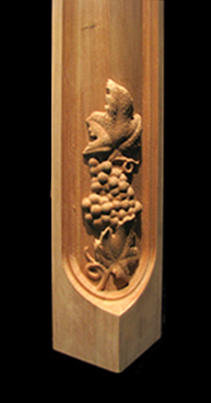 Wood Corner Posts and Carved Corner Columns & Mouldings