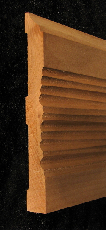 TG-3D "Contura" Decorative Base Molding - 5.5"