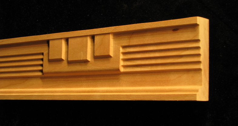 Decorative Wood Moulding-Frieze- Carved Deco Pattern