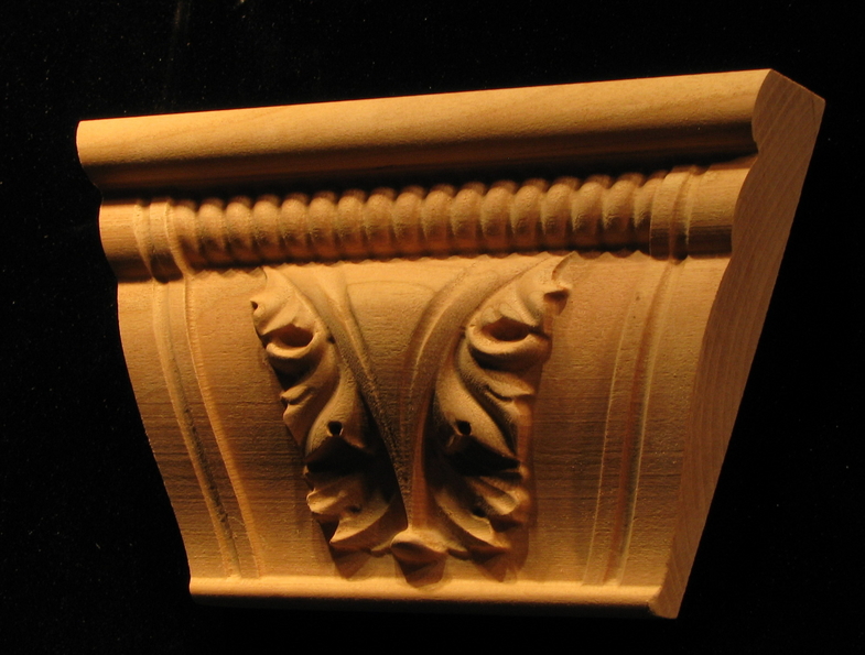 Keystone - Acanthus with Stacked Coins