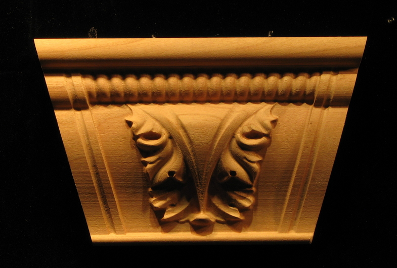 Keystone - Acanthus with Stacked Coins