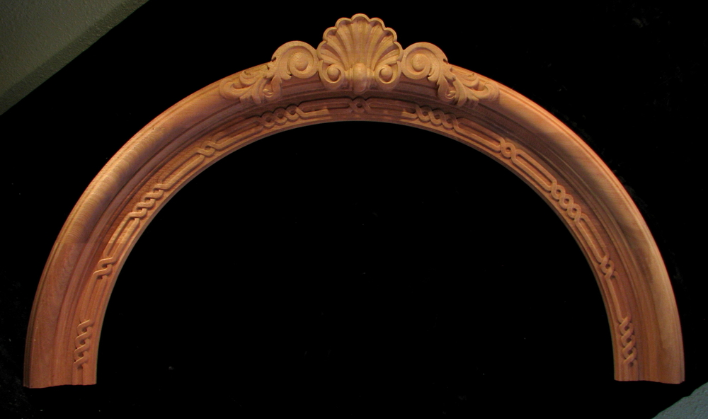Shell and Bead Arch for Entry or Niche | Arches and Niches