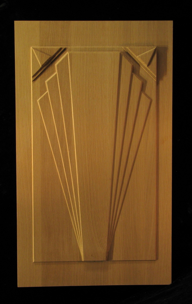 Panel - Empire Deco Carved Wood