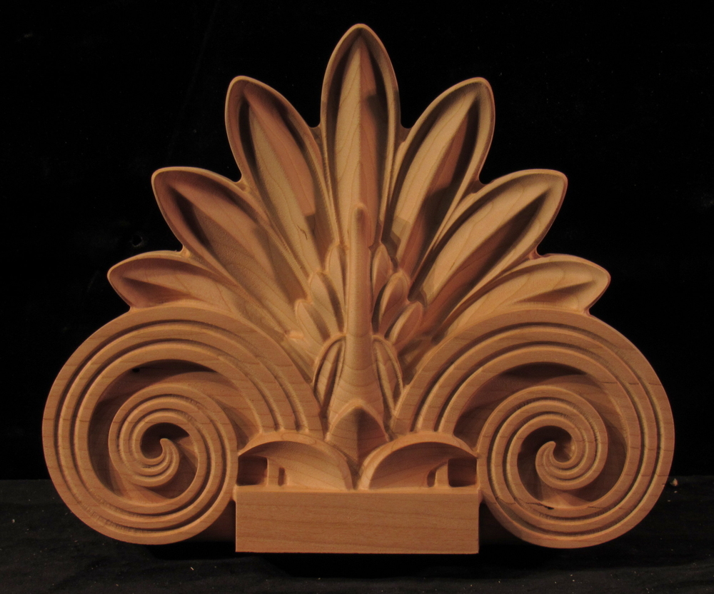 Greek Akroteria Keystone | Whimsical Art, Medallions, & Client Projects