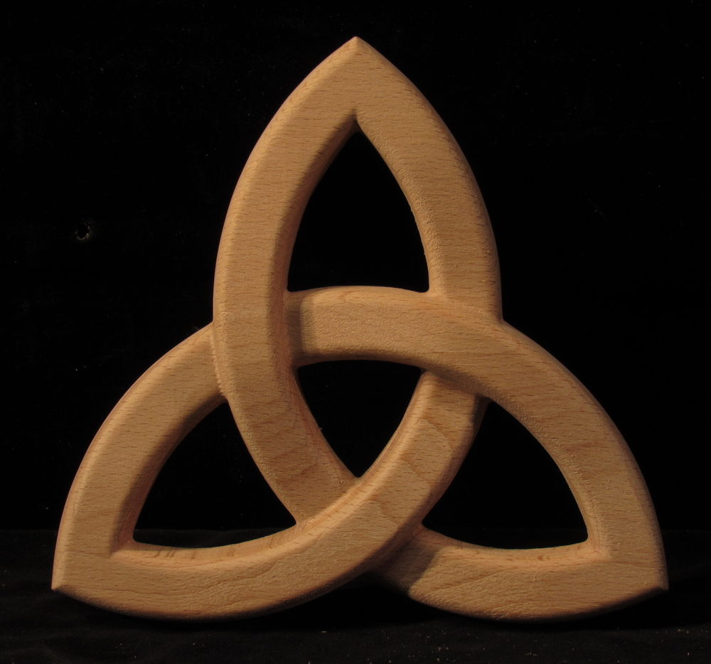 Onlay - Gothic Quatrefoil Pierced Carved Wood