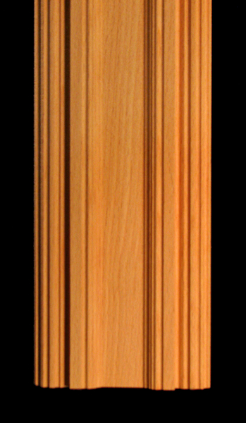 Pilaster - Inside Profile with Double Roundovers Wood Carved