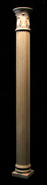 Column - Full Round - Reeded with Acanthus Capital | Columns - Full ...