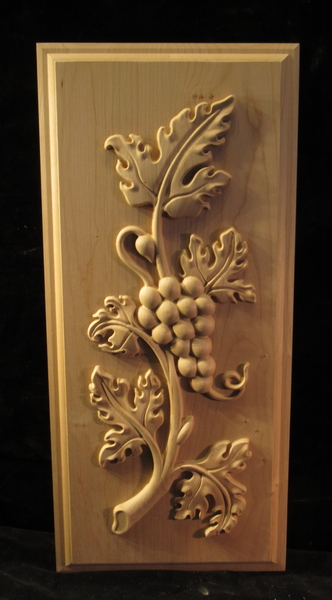 Vine and Grape Wood Carvings | Grapevine Moulding and Onlays