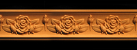 Rose Pattern Wood Carvings and Moulding | Carved Rose Accents